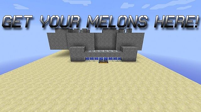 Get your melons here! Automatic melon farm! Minecraft Map