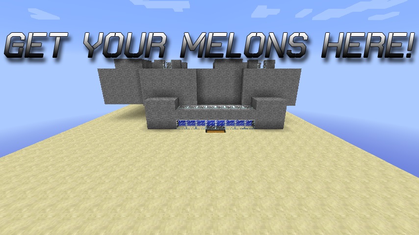 Get your melons here! Automatic melon farm! Minecraft Map