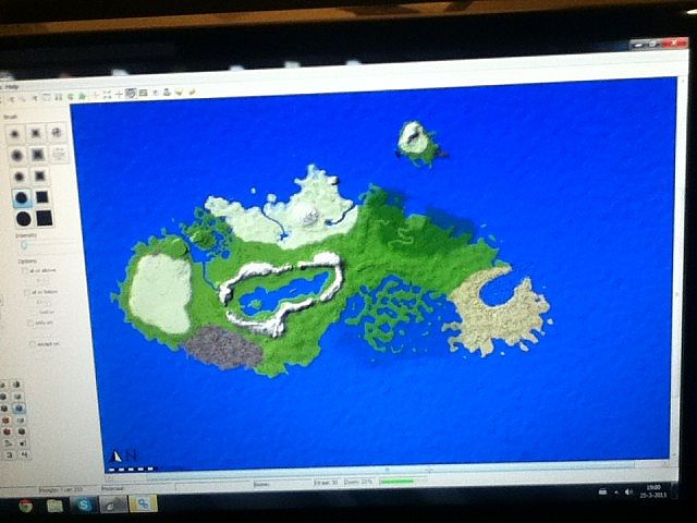 giant world inspired by skyrim Minecraft Map