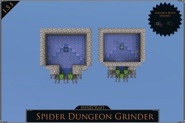 [1.6.2] Spider Dungeon Grinders Minecraft Map