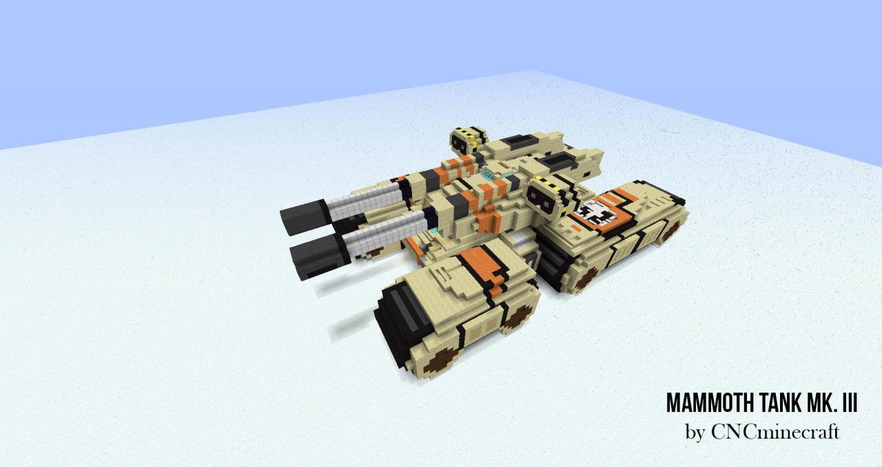 The Mammoth MK. III Minecraft Map