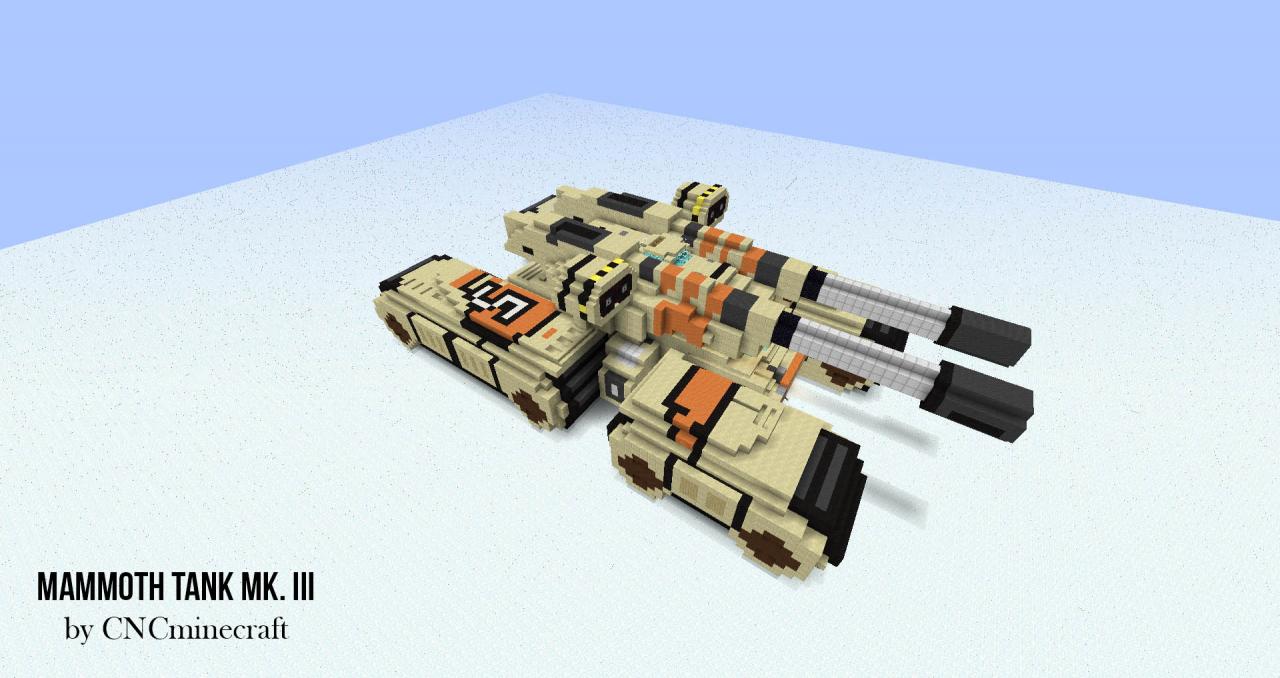 The Mammoth MK. III Minecraft Map