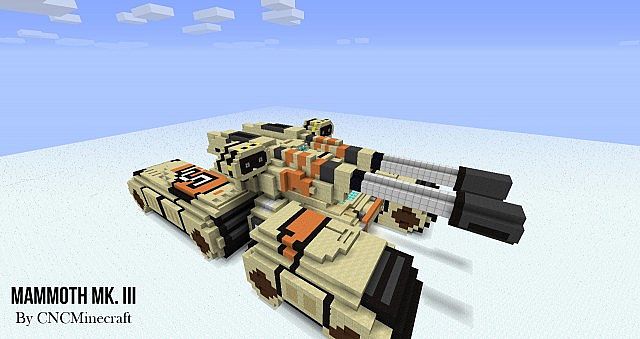 The Mammoth MK. III Minecraft Map