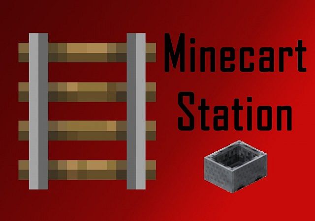 Minecart Station Minecraft Map