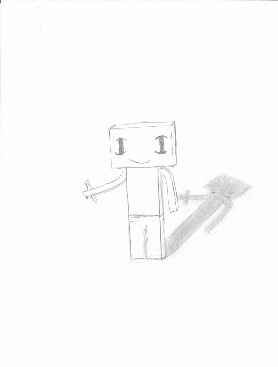 My Steve With a Pencil Minecraft Blog