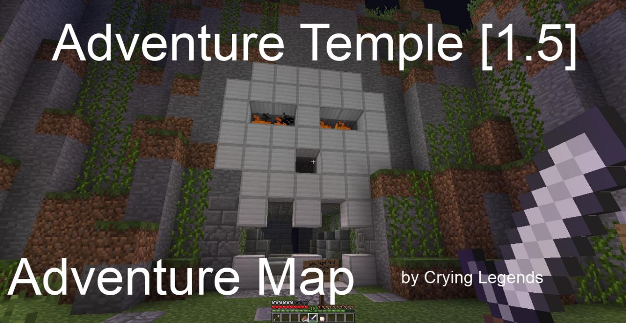 [NEW ADVENTURE 1.5] ADVENTURE TEMPLE [PARKOUR, TRAPS] Minecraft Map