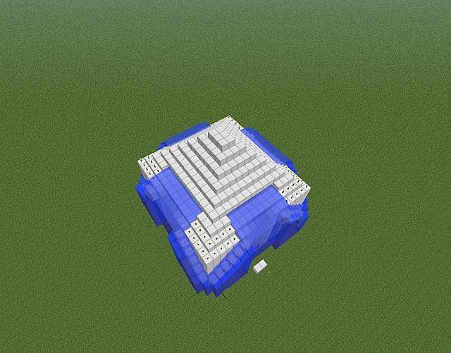 Water Walled House Minecraft Map