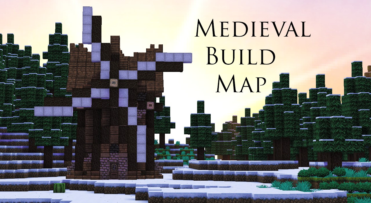 Minecraft Medieval Village/Build Map Minecraft Map