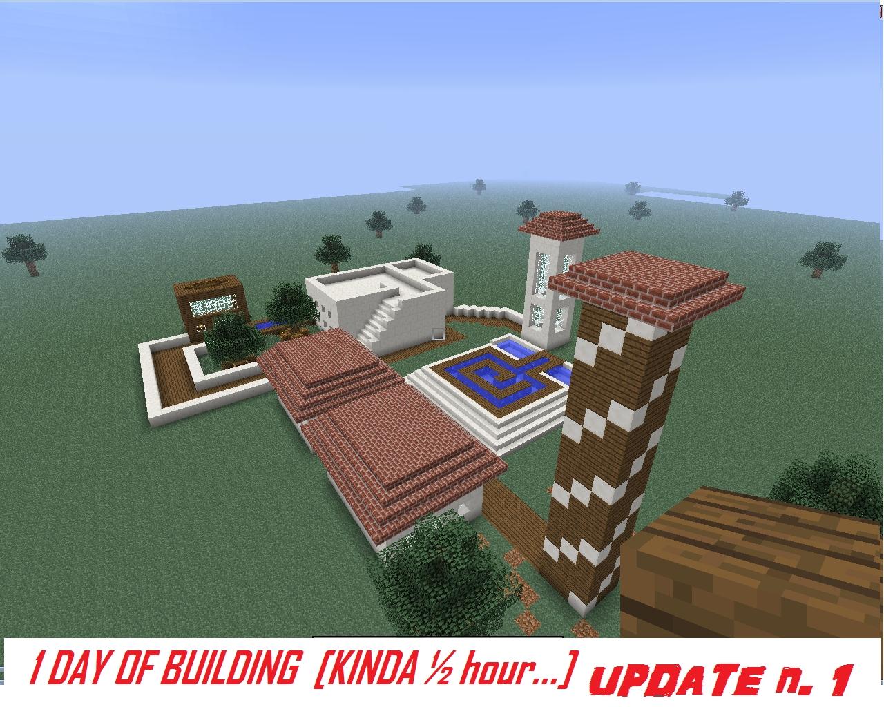 Started building greek city Minecraft Map