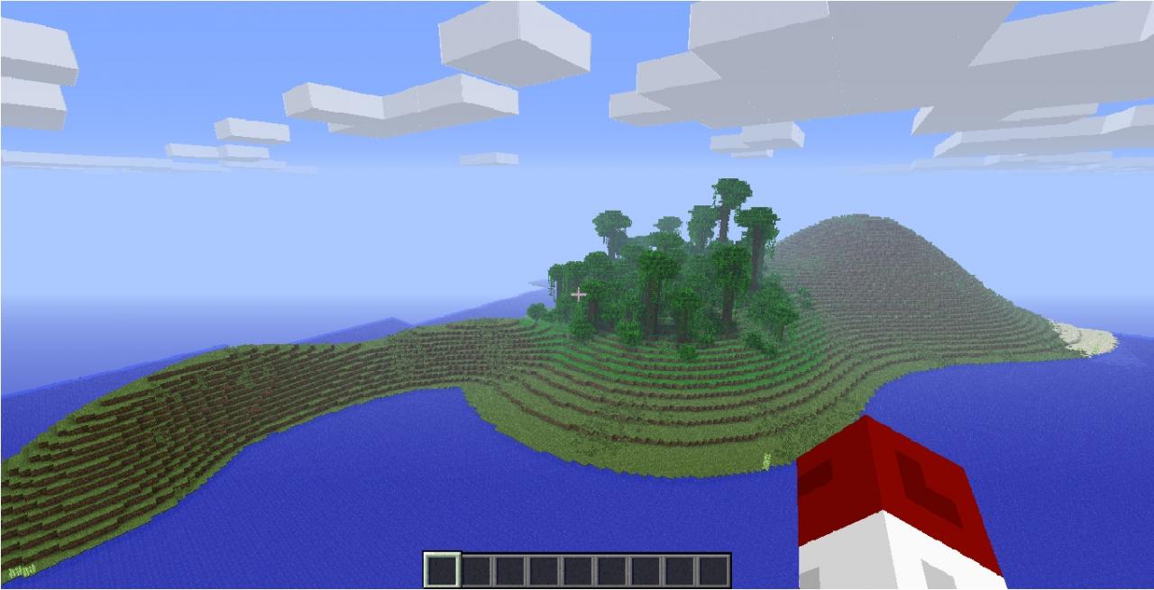 Amazing Volcano and islands Minecraft Map