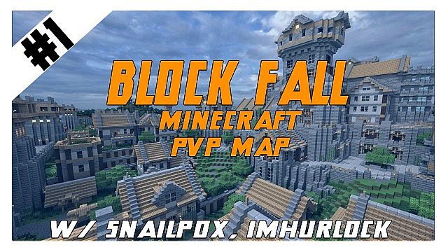 Block Fall PVP Map Minecraft Map