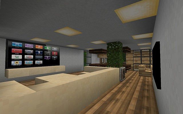 |Bone| Modern House Minecraft Map