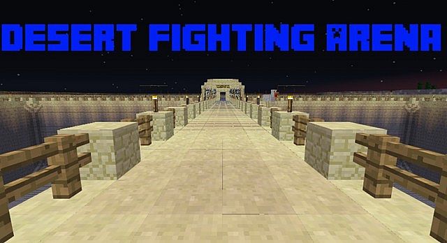 Desert Fighting arenas [HG][TDM][CTF] Minecraft Map