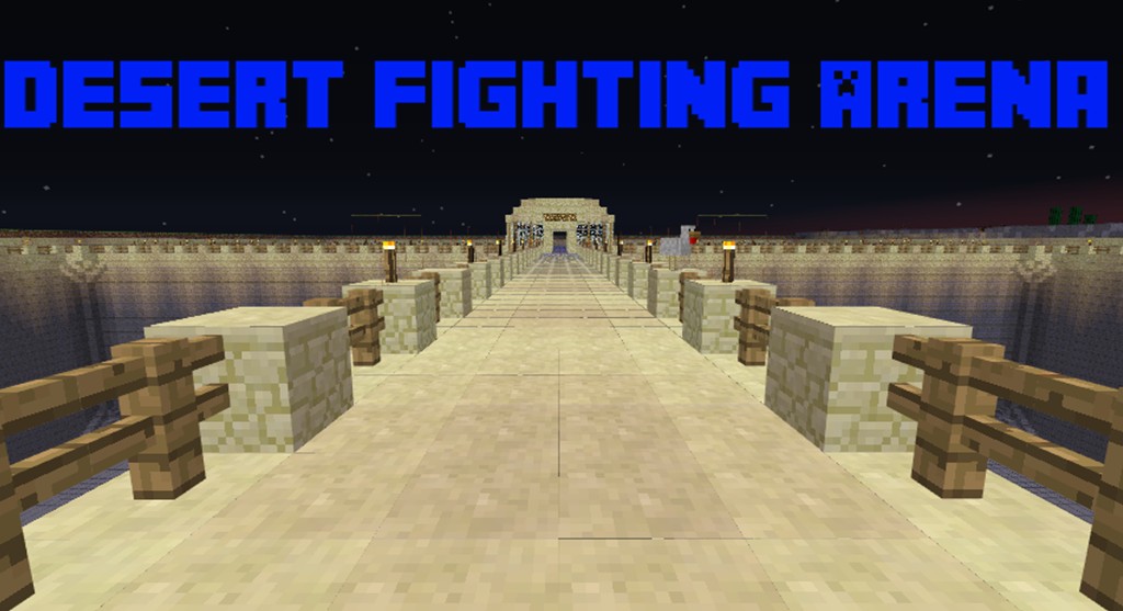 Desert Fighting arenas [HG][TDM][CTF] Minecraft Map