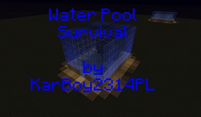 Water Pool Survival Minecraft Map