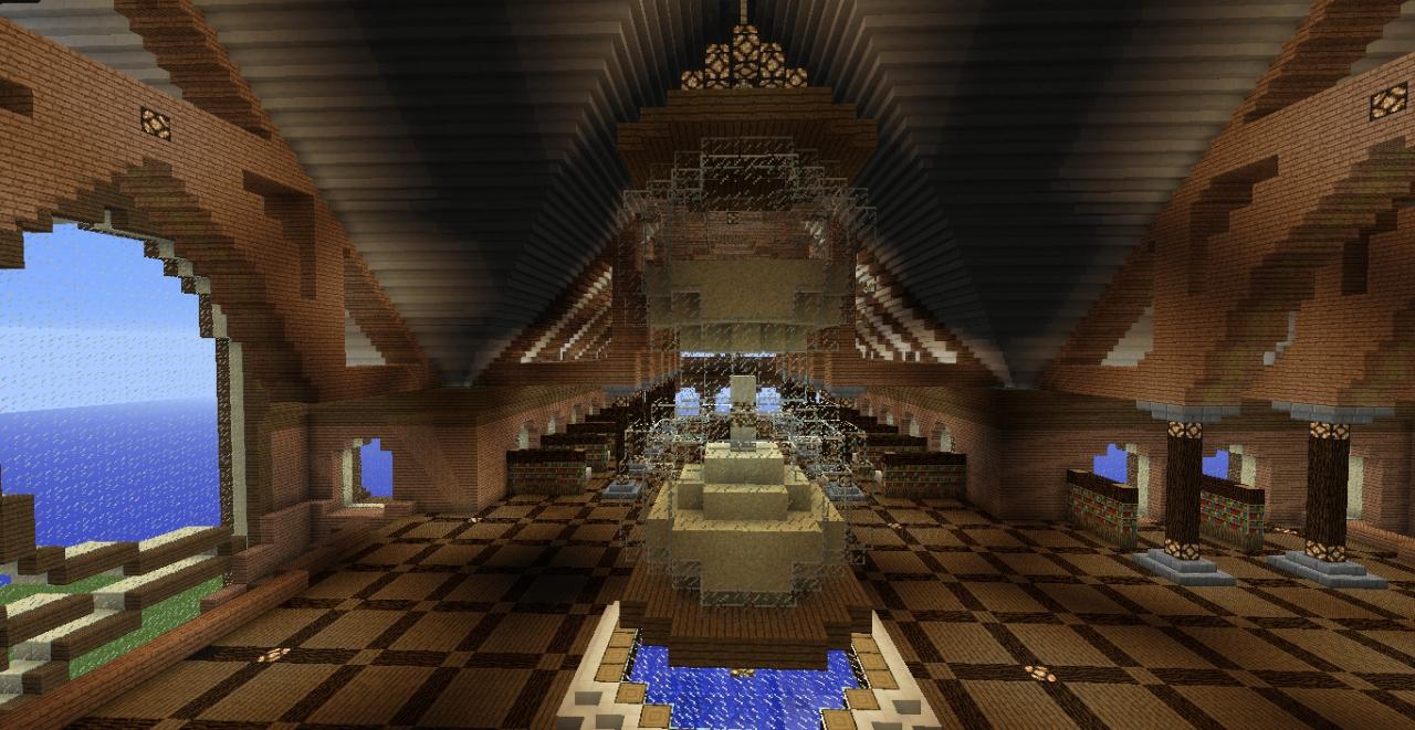 hourglass manor Minecraft Map
