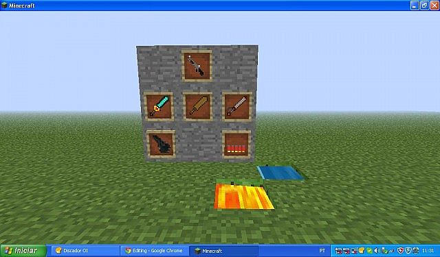 better weapons + firearms + fire water realistc Minecraft Texture Pack