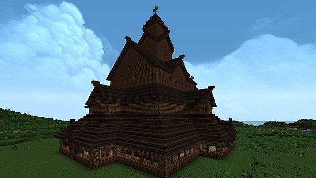 Heddal Stave Church Minecraft Map