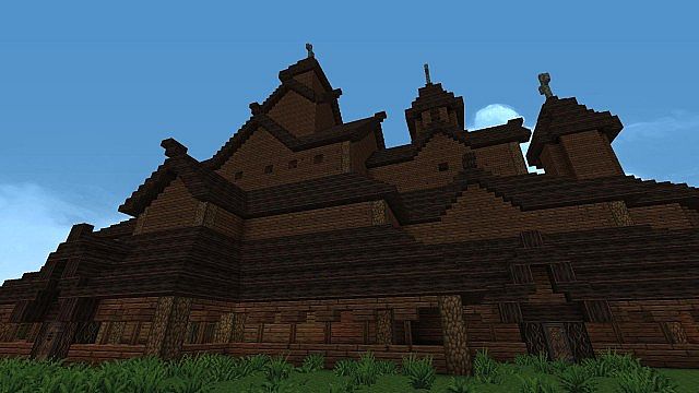 Heddal Stave Church Minecraft Map