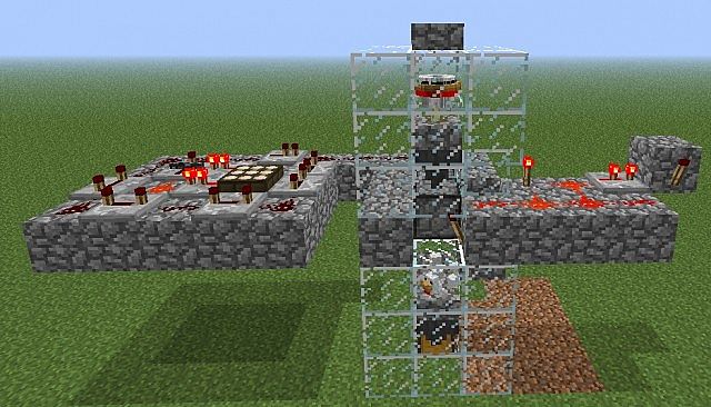 Compact Automatic Cooked Chicken Machine (4x8x8) Minecraft Map