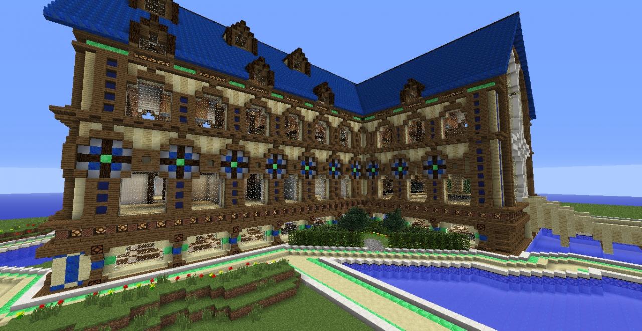 hourglass manor Minecraft Map