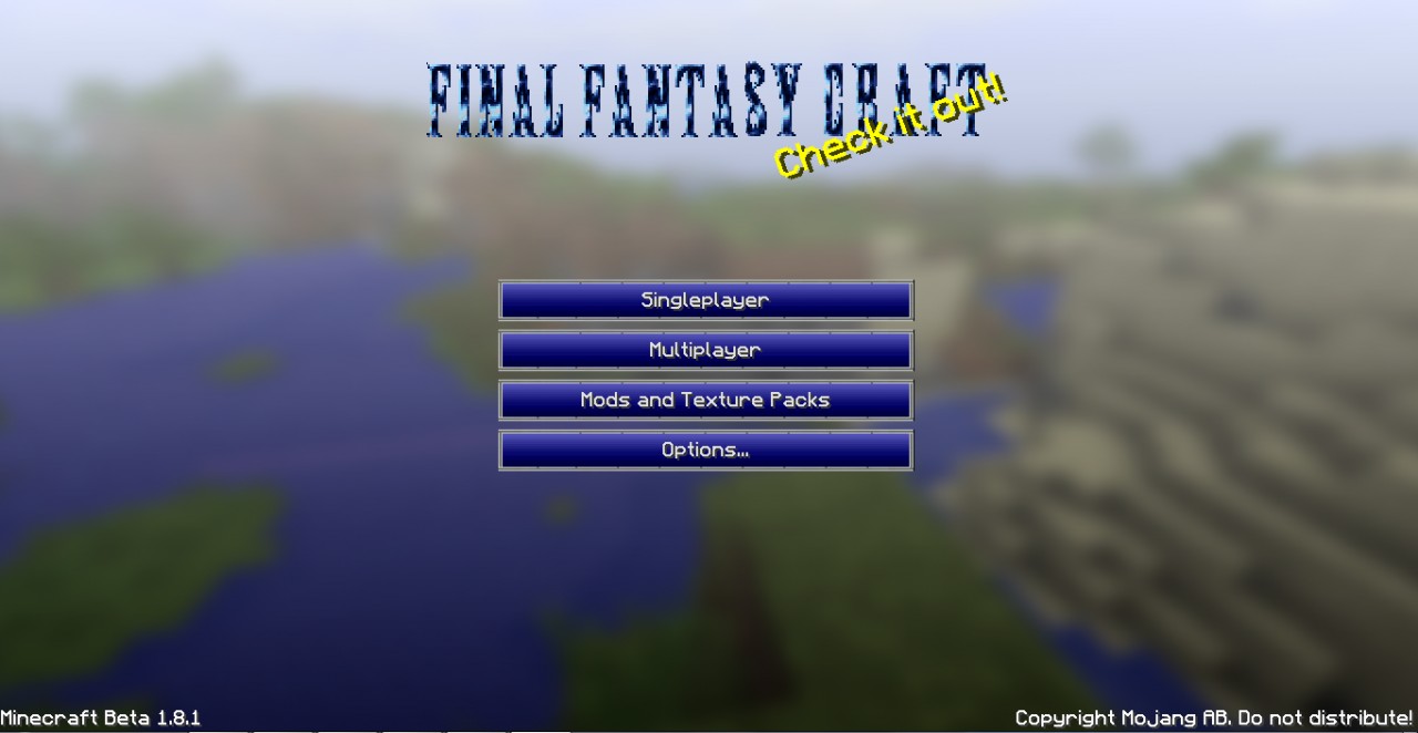 Final Fantasy Craft Minecraft Texture Pack
