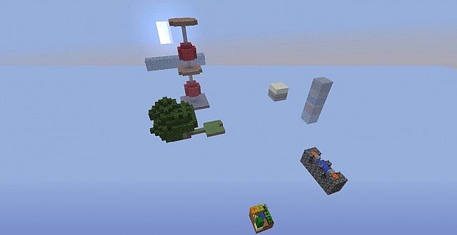 platforms Minecraft Map