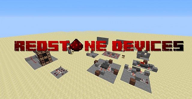 Redstone Devices (tutorial wold) Minecraft Project