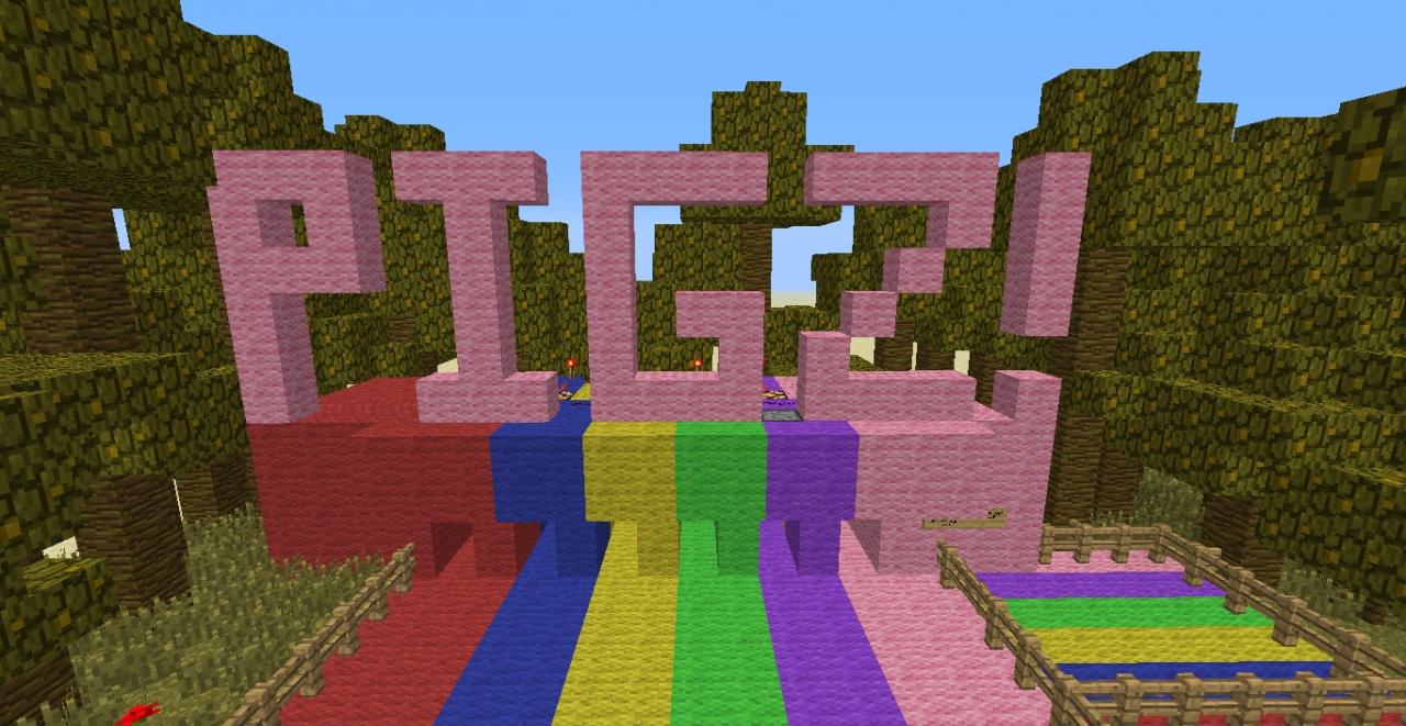 PIGZ a racing mini-game Minecraft Map