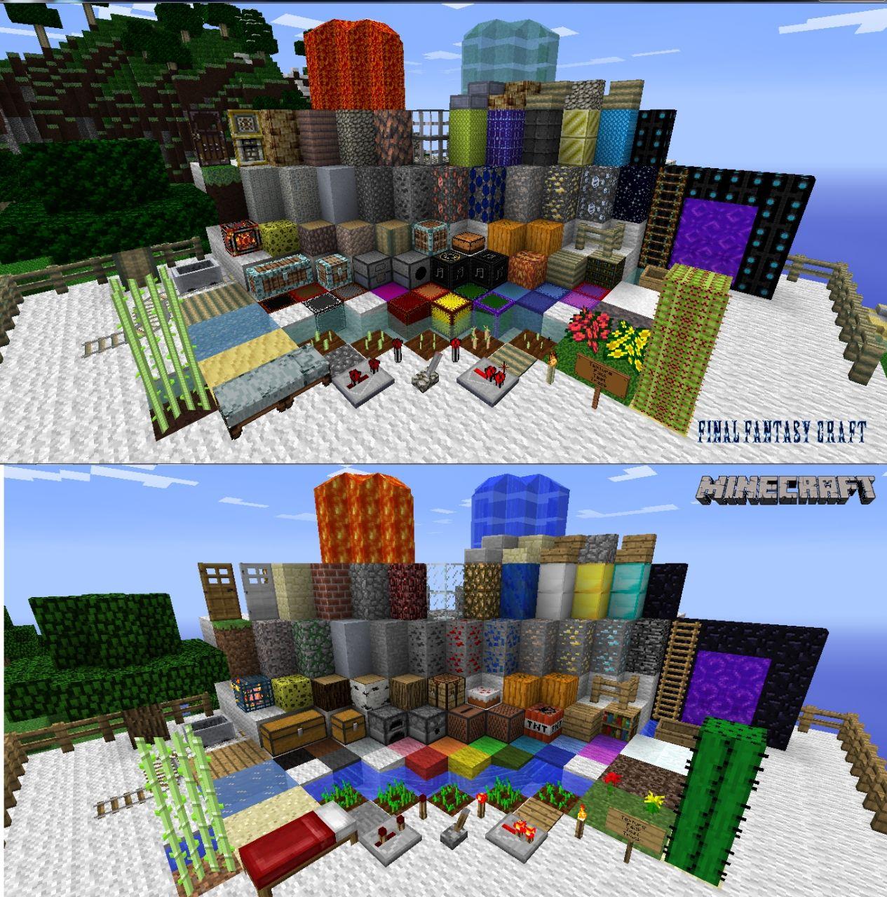 Final Fantasy Craft Minecraft Texture Pack