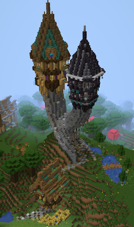 Modern Wooden Mansion || Full Creative World || Interiors V1.2 Minecraft Map