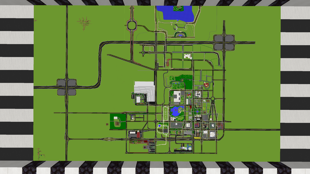 Realistic modern city Minecraft Map