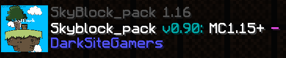 SkyBlock_Pack V0.90 {mc-version: 1.15+} Minecraft Texture Pack