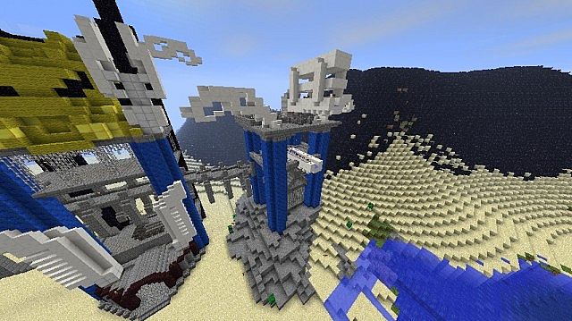 bionicle piraka stronghold Minecraft Map