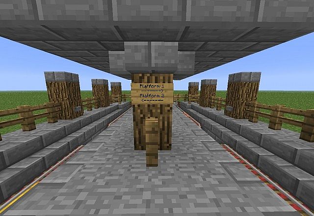 Minecart Station Minecraft Map