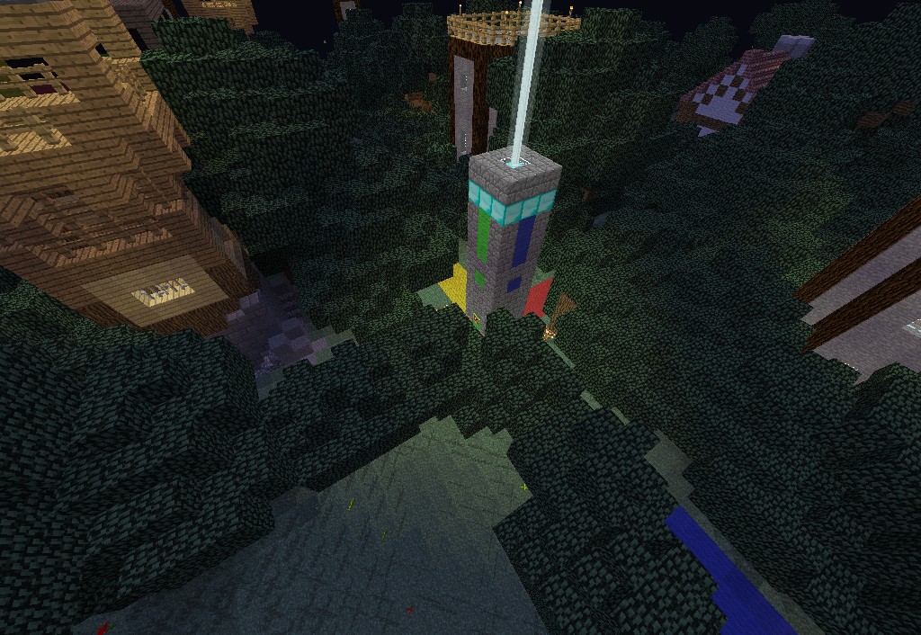 the 4 team war Minecraft Map