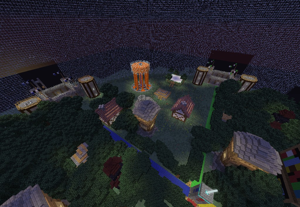 the 4 team war Minecraft Map