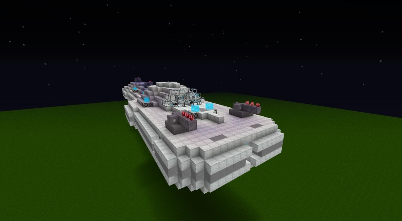 U.S.S. Manhattan: Space Battleship Minecraft Map
