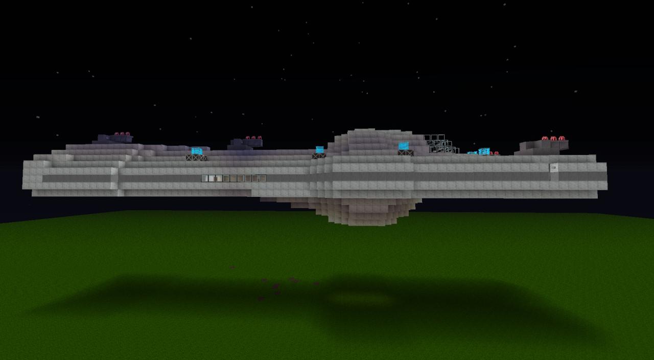 U.S.S. Manhattan: Space Battleship Minecraft Map