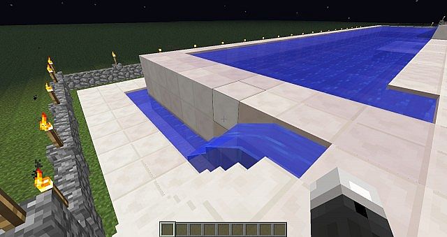 Roof Top Pool (Could be on a hotel) Minecraft Project