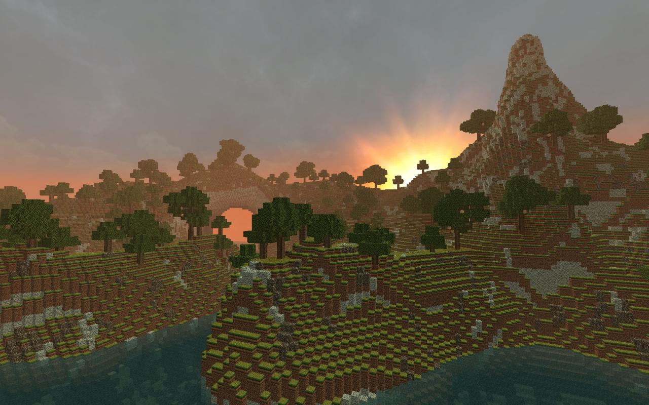 Riversea - Flowing water // Landscape // WITH DOWNLOAD Minecraft Map