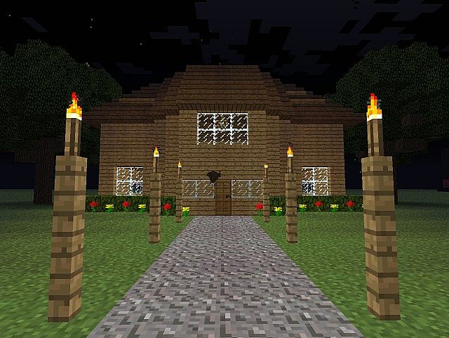 Simple House. Minecraft Map
