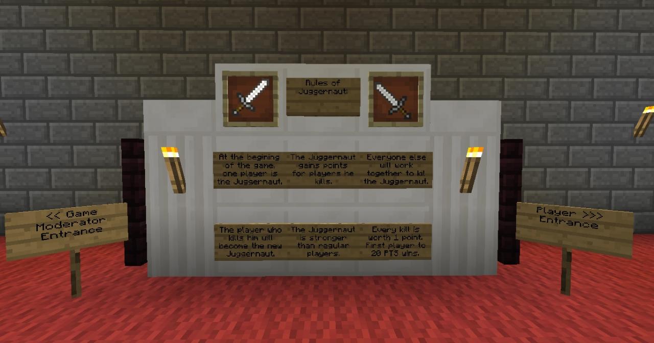 Juggernaut - PVP MiniGame Minecraft Map