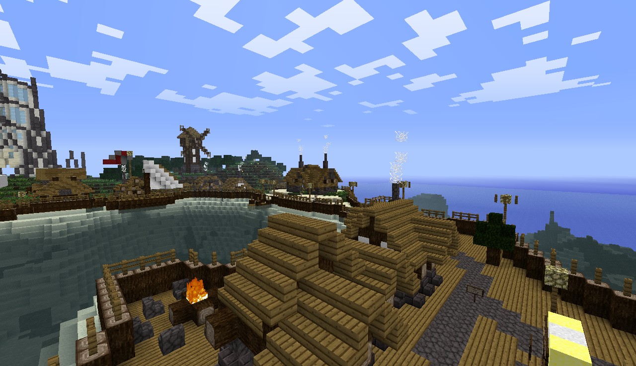 Medieval / Rustic Island Minecraft Map
