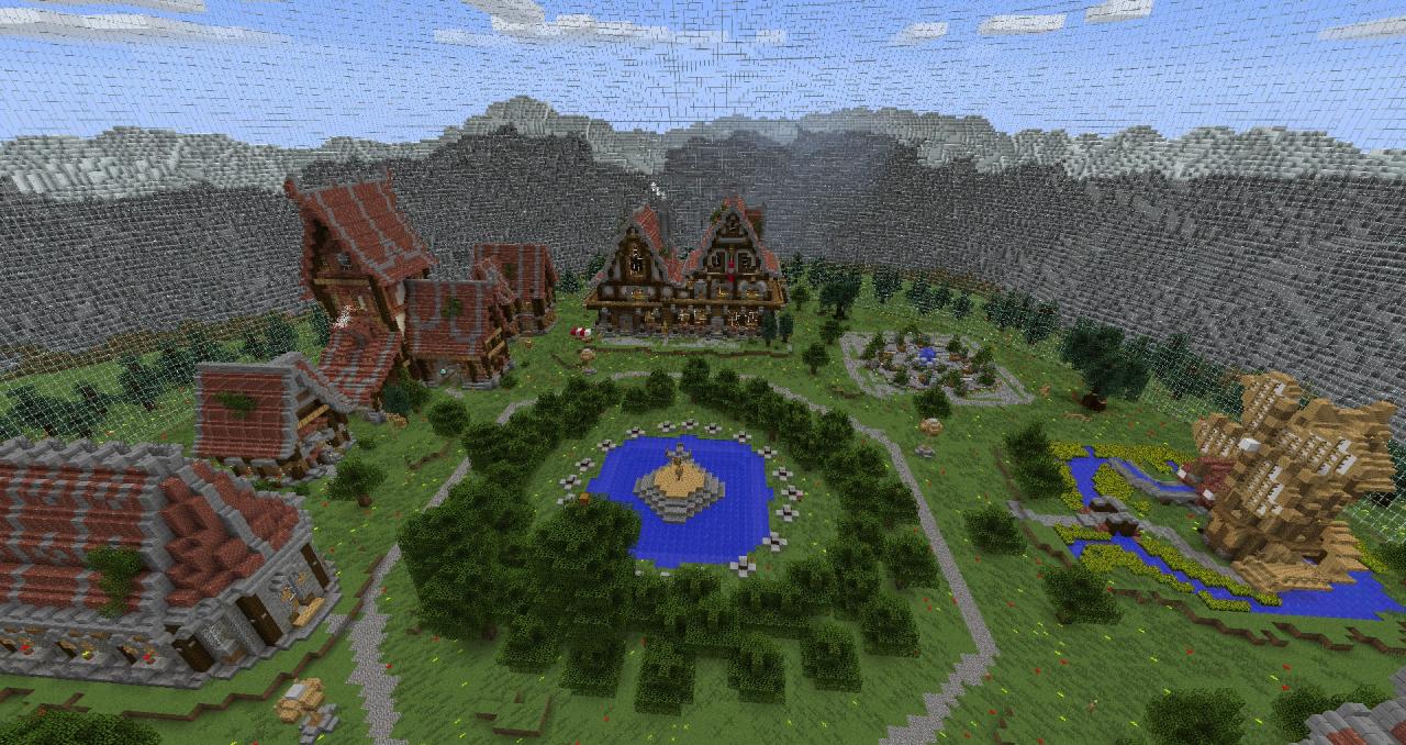 WhiteHaven PvP. Hunger Games Map Minecraft Map