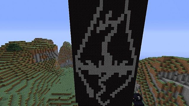 Skyrim Logo Minecraft Map