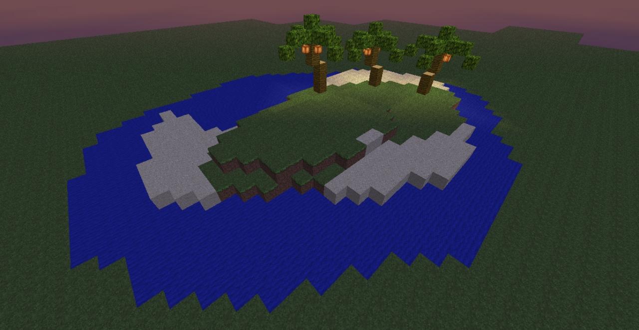 Tropical island Minecraft Map