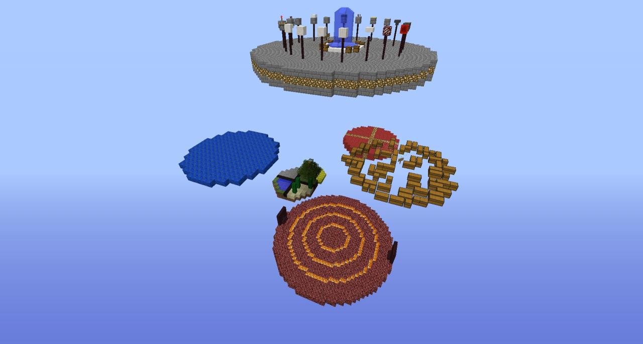 Small PvP Mini-game - Platform Jumpers Minecraft Map