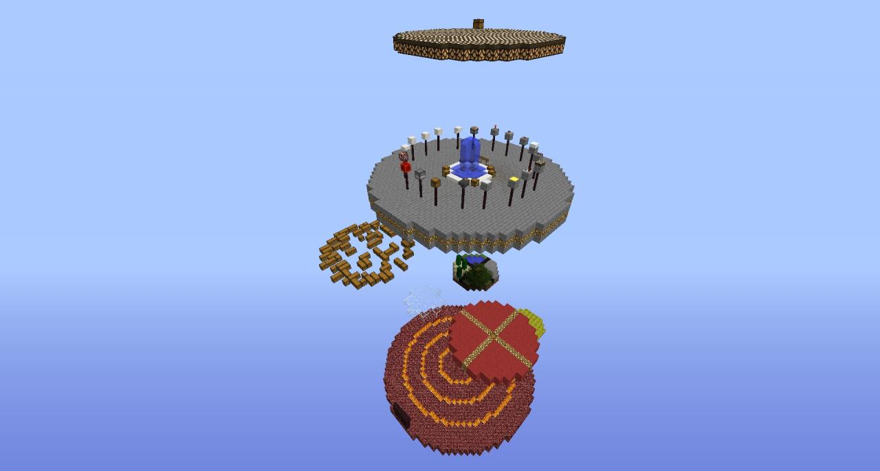 Small PvP Mini-game - Platform Jumpers Minecraft Map