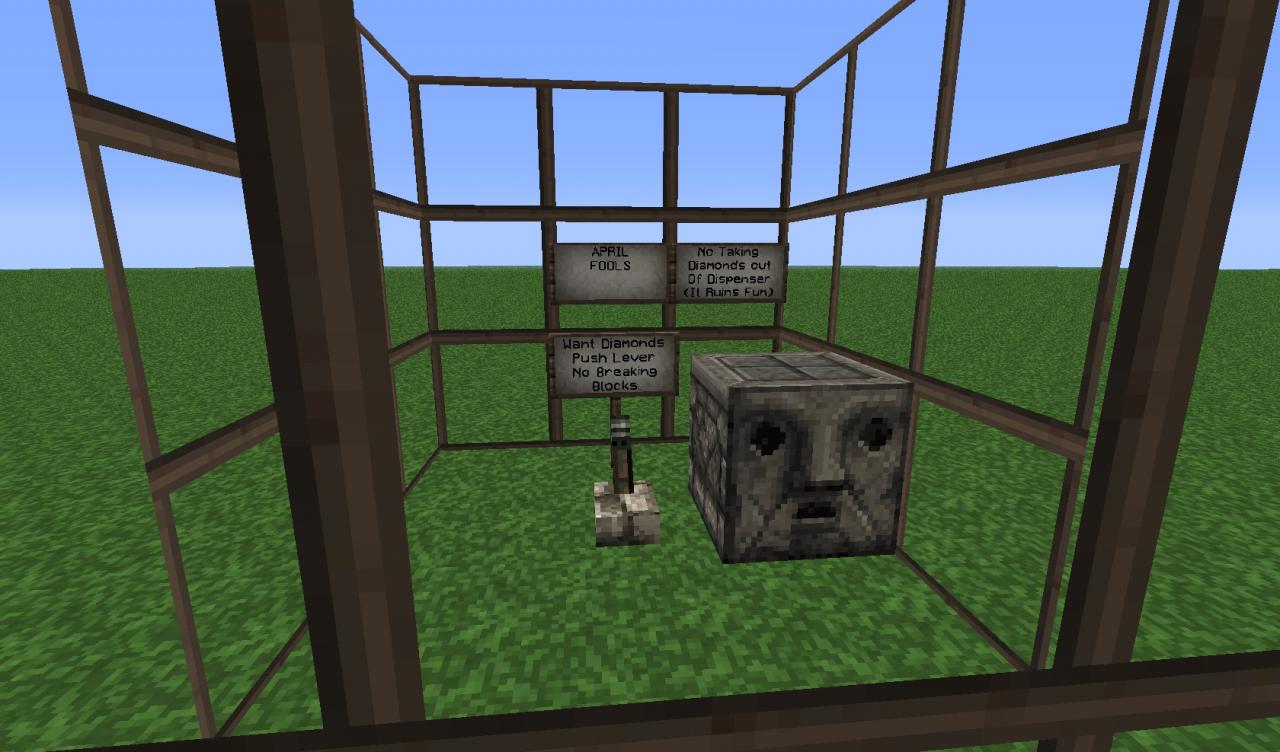 April Fools (DIAMONDS) Minecraft Map